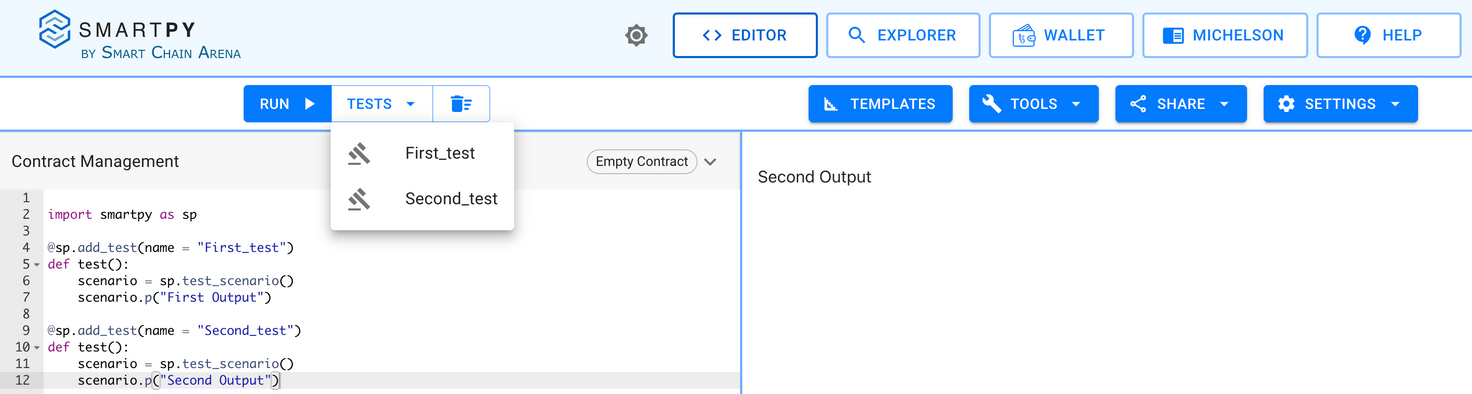 SmartPy - First Steps - Tezos Developer Portal